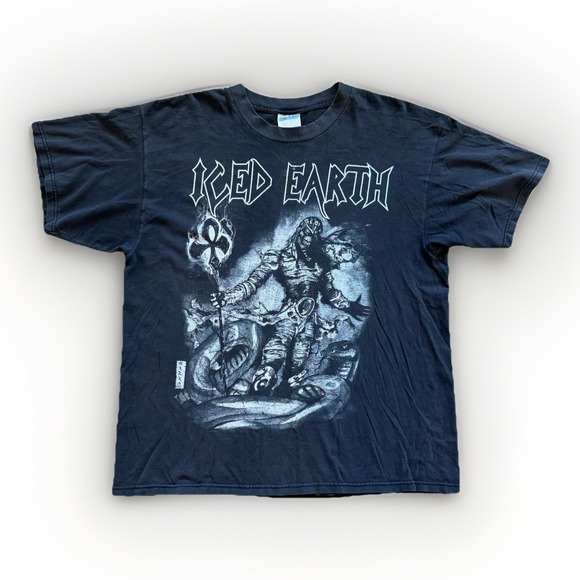 Gildan | Shirts | Vintage Iced Earth Shirt Mens Xl Metal Band Tee Child ...